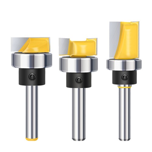 1/4 Inch Shank Flush Trim Router Bit Straight Pattern Template with ...