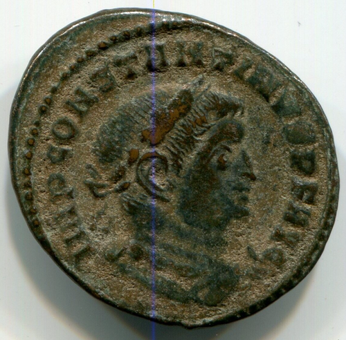 313-314 AD Roman Empire Constantine I Flavius Valerius Lugdunum Follis ...