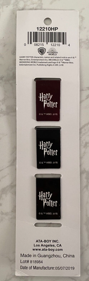 Magnetic Page Markers Clips Bookmarks Harry Potter Wizarding World | eBay