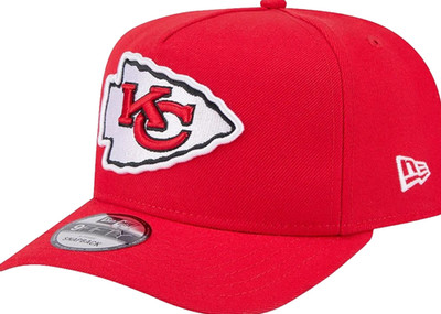 KANSAS CITY CHIEFS NFL NEW ERA 9FIFTY A-FRAME BASIC LOGO SNAPBACK HAT ...