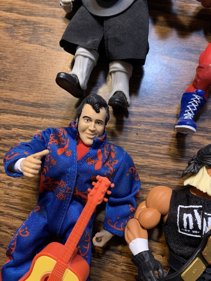 WWE Mattel Superstars Wrestling Figure Lot Legend Flashback WWF 8 Total ...