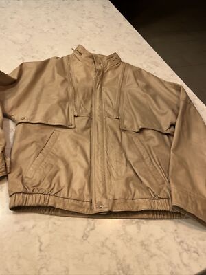 Vintage Summit by Robert Comstock Leather Jacket detachable sleeves Sz ...