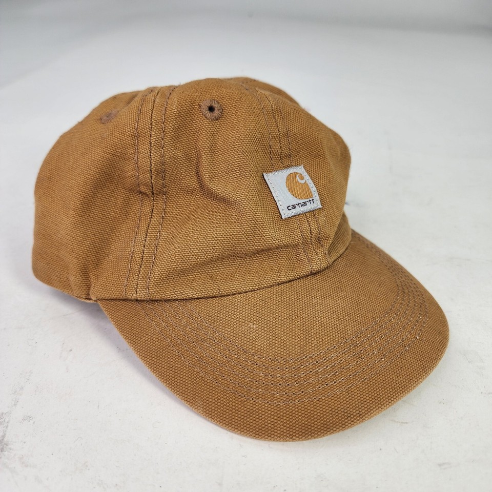 Carhartt Cap Hat Infant One Size 6-24M Brown Canvas Outdoors Basebal ...