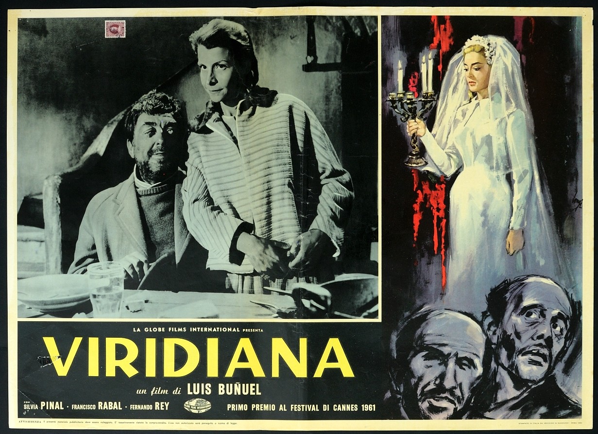 VIRIDIANA di LUIS BUNUEL, SILVIA PINAL, FERNANDO REY,NOVIZIA POSTER ...