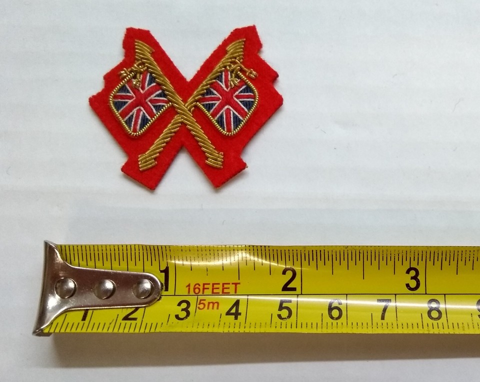 Mess Kit Badge Recruitment Sergeant British Army Hand Embroidered Arm ...