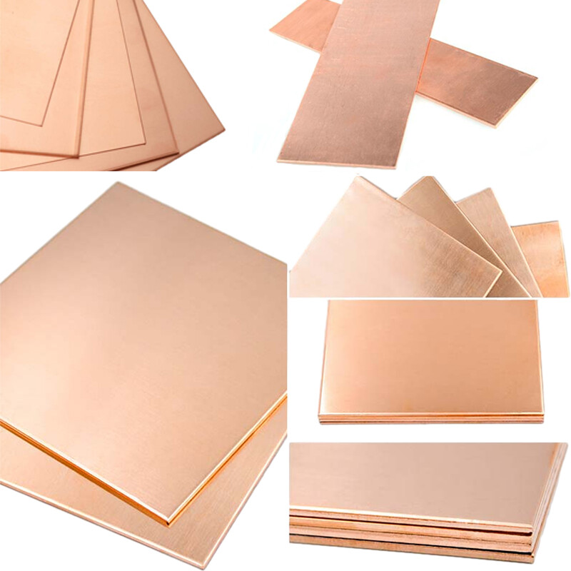 Copper Sheet, Plate Thin Material Solid Various Thickness And Sizes ...
