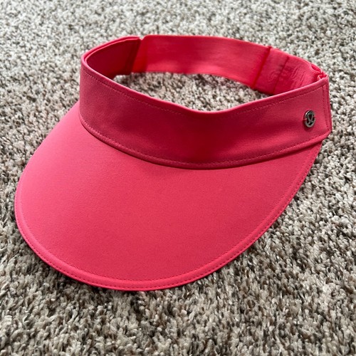 Lululemon Fast Paced Run Visor Coral Pink Adjustable Outdoor Golf ...