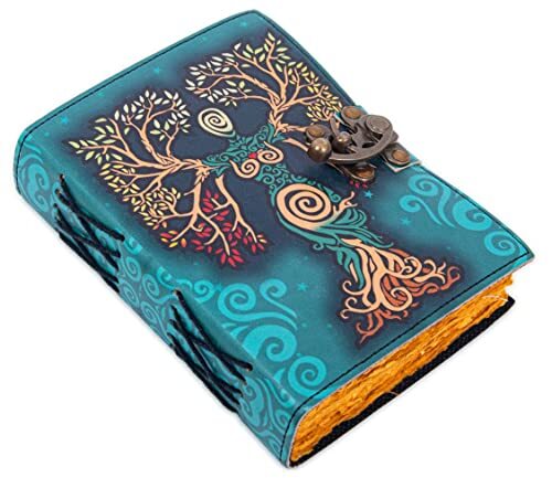 Witchcraft journal Blank Spell Book Of Shadows Leather Journal With ...