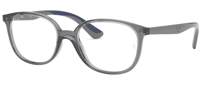 Ray Ban Kids Eyeglasses RB 1598 3830 Transparent Grey Junior Frame 49 ...