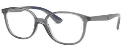Ray Ban Kids Eyeglasses RB 1598 3830 Transparent Grey Junior Frame 49 ...