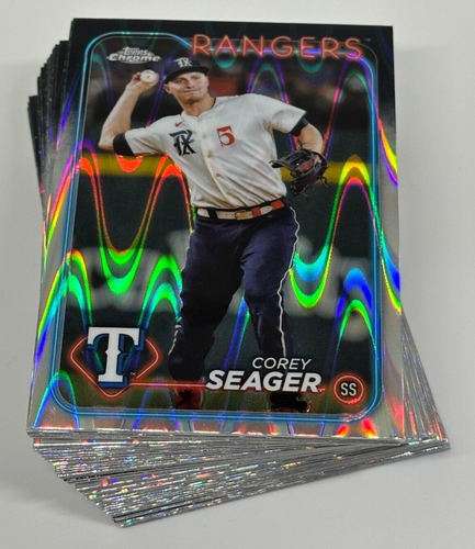 2024 Topps Chrome + Chrome Update RayWave Refractors You Pick-Complete ...