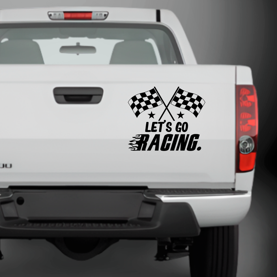 Checkered Racing Flag Decal Stickers Rally Finish Line JDM Track 22 ...