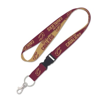 CLEVELAND CAVALIERS LANYARD KEY CHAIN DETACHABLE BUCKLE 1" WIDE 22 ...
