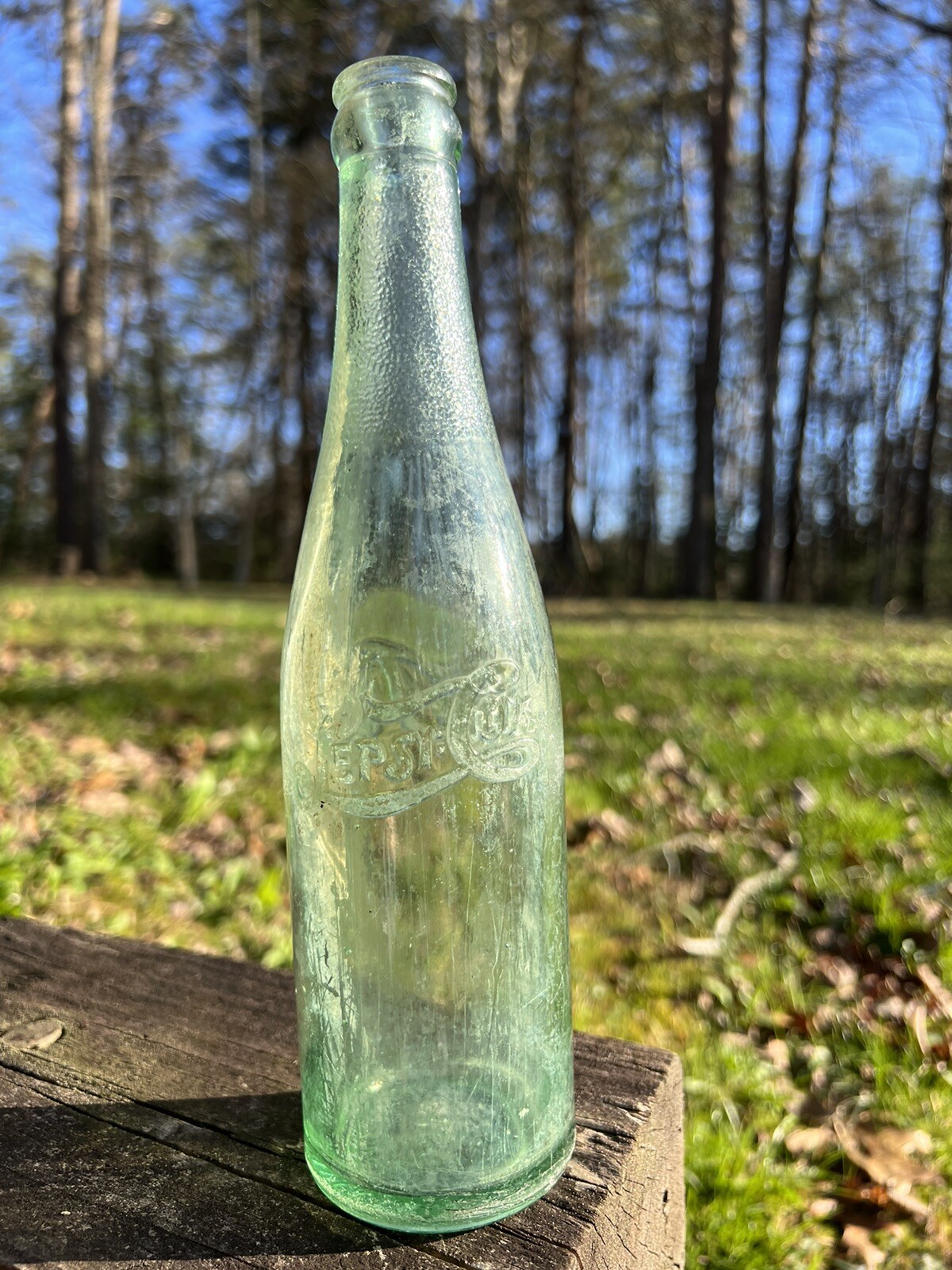 Vintage PEPSI:COLA BOTTLE, ROCKY MOUNT, N.C.1937 12 oz. "ORANGE CRUSH ...