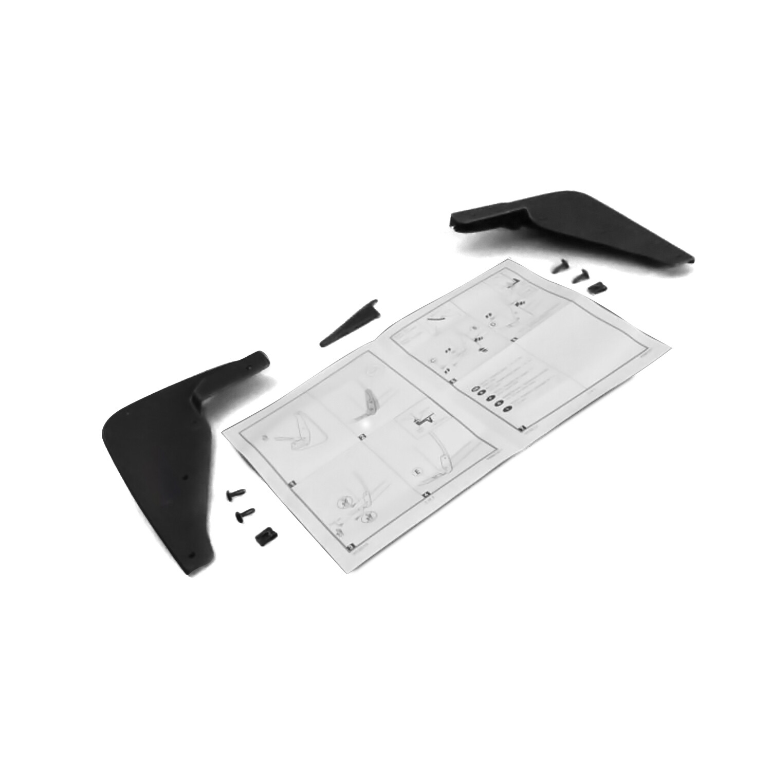 OEM 82214141 Mopar Dodge Challenger Deluxe Molded Front Splash Guards ...