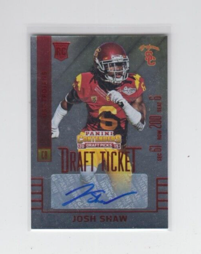 2015 Contenders Draft Picks Josh Shaw RC Auto USC No. 259 | eBay