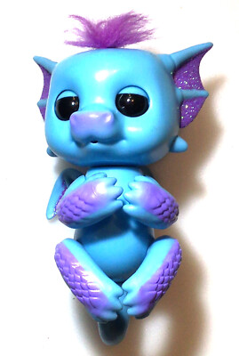 Blue Dragon Fingerlings WowWee Interactive Roaring Tested Working | eBay