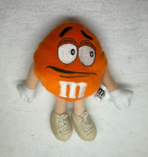 M&M's @Mars World - Orange Plush Stuffed Toy, w/White Gloves & Beige ...