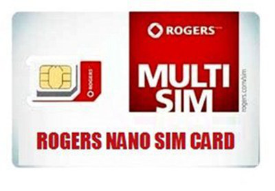 Prepaid Rogers Mobile CANADA 4G 5G Multi Sim Card - Nano Micro Standard ...