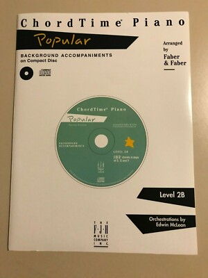 Lot of 2 accompaniment CDs for the Chord Time Piano Series by Faber ...