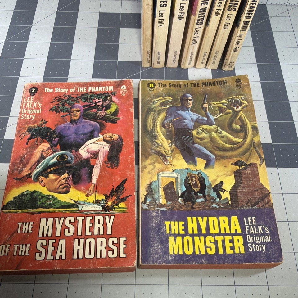 THE STORY OF THE PHANTOM (1-15) by Lee Falk 1972-1975 + Avon First Ed ...