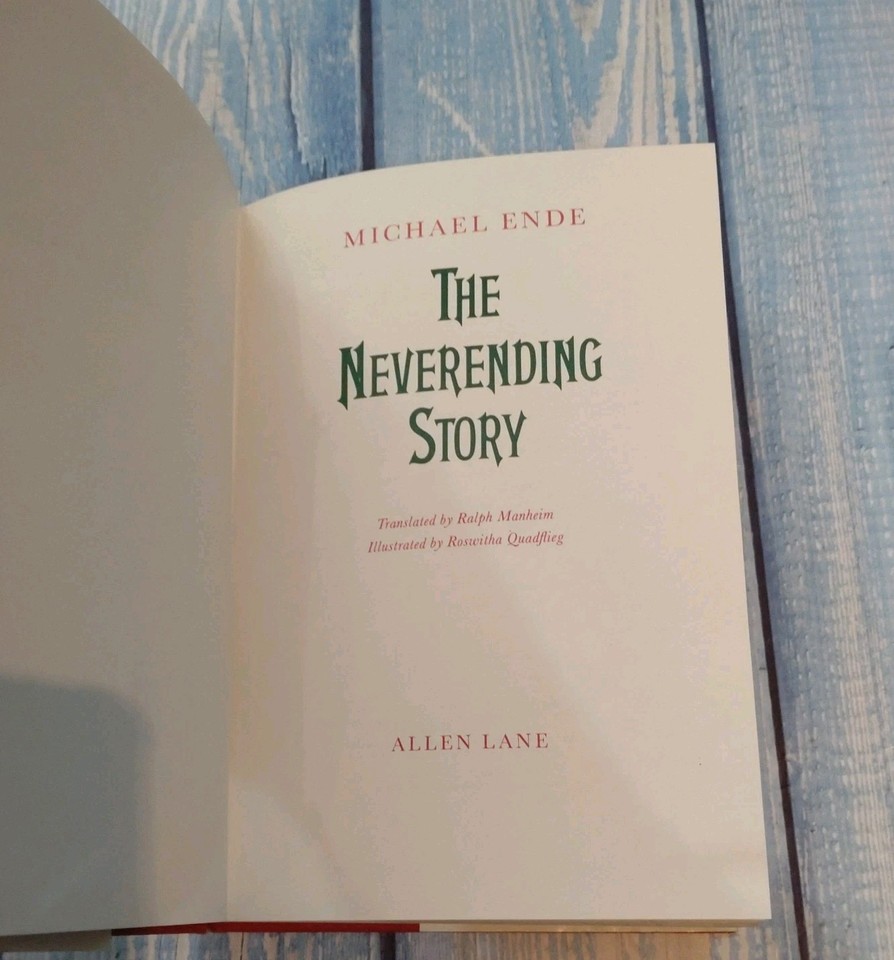 Michael Ende - The Neverending Story Hardback Book - UK First Edition ...