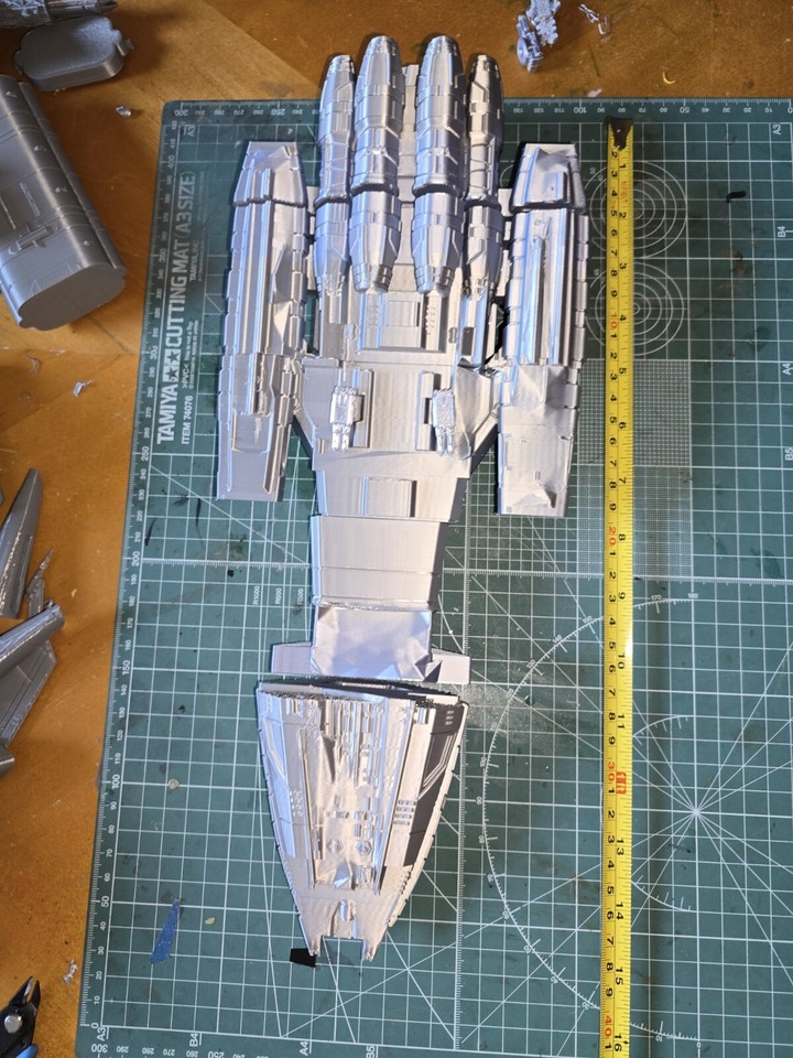 Modern BATTLESTAR GALACTICA Battlestar Support Cruiser Model 1/2000 3d ...