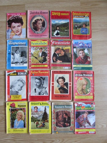 German Romance Novels 20 Paperbacks Stories Vintage Different ...