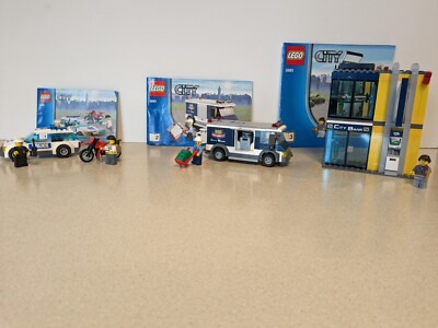 Lego City Police Set 3661 Bank & Money Transfer w/ Box & Manual - 100% ...