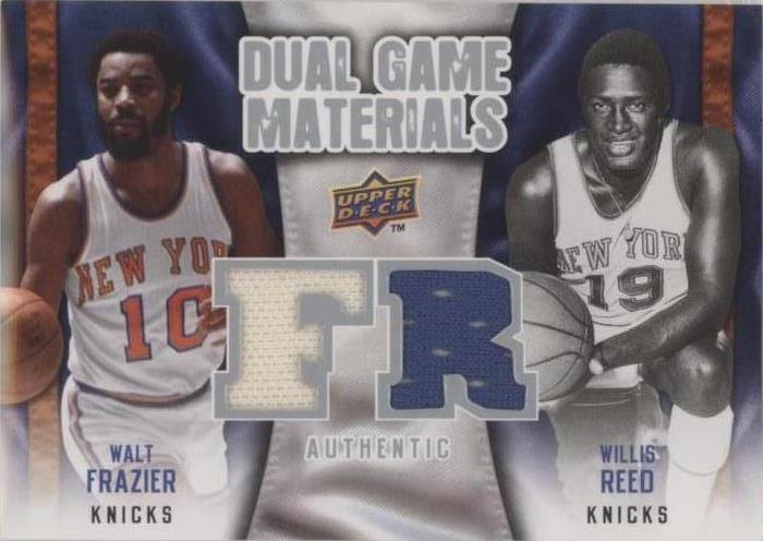 2009-10 Upper Deck - Dual Game Materials Walt Frazier, Willis Reed #DG ...