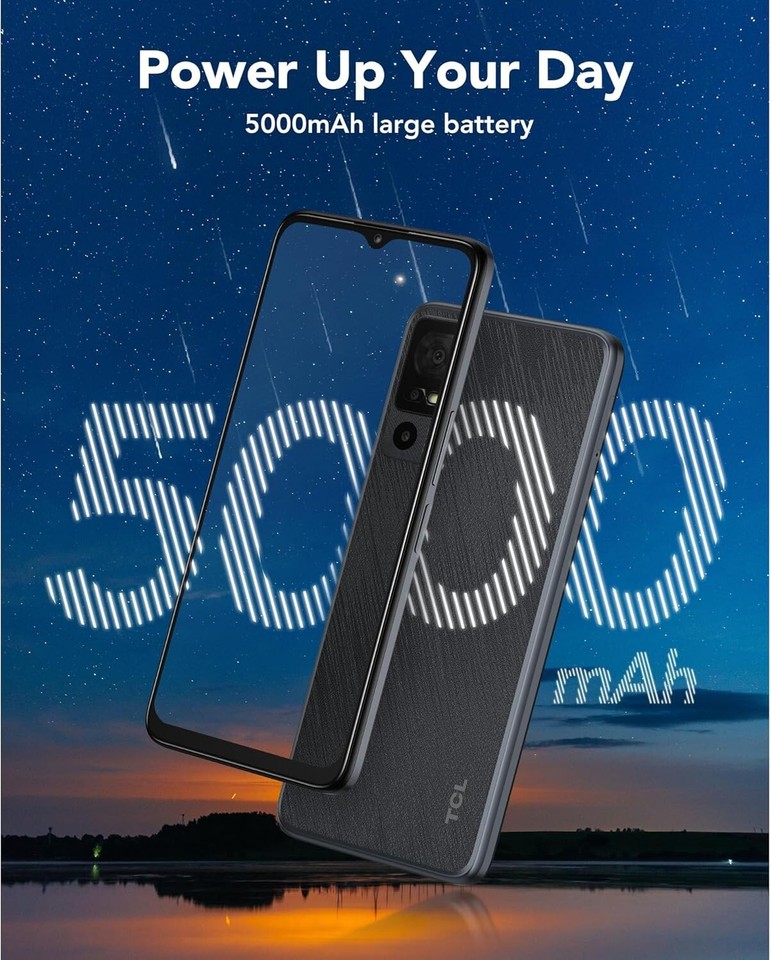 TCL 40 XE 5G 64GB 6.56" 5000mAh Spectrum + GSM UNLOCKED Cell Phone ...