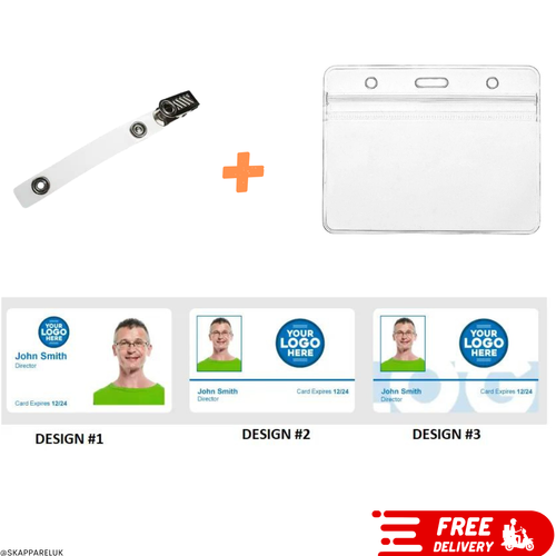 Custom Printed ID Cards Business Company Membership Staff Pass Badge ...