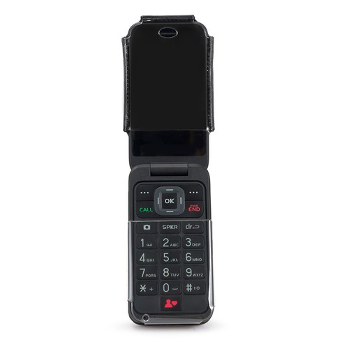 BELTRON Leather Fitted Case for Consumer Cellular Verve Snap 2022 Flip ...