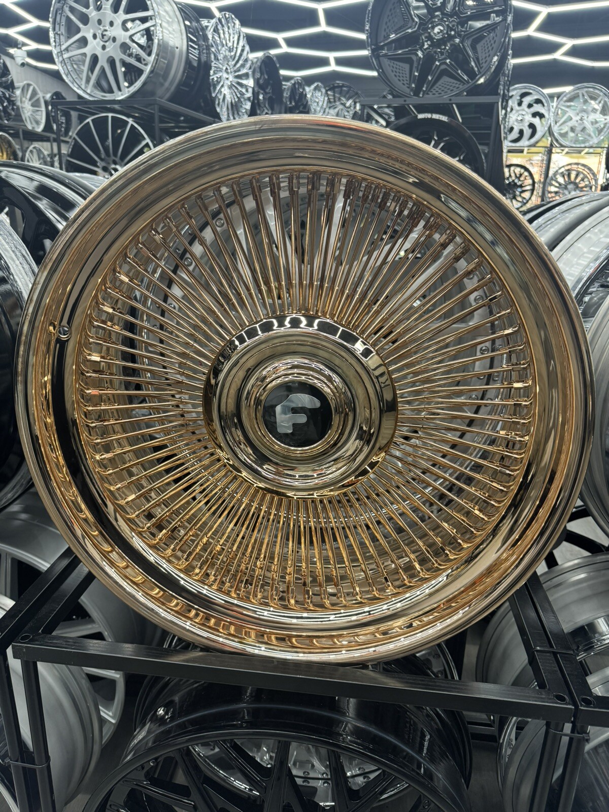 24" Forgiato Brand Forgiato Wire Wheel Old School Impala Caprice ...