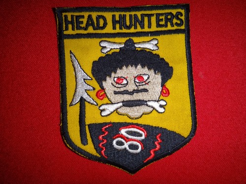 Vietnam War Patch USAF 80th Fighter Squadron HEADHUNTERS | eBay Australia