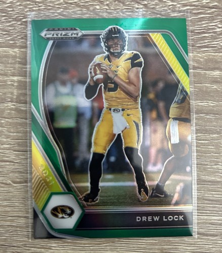 2021 Panini Prizm Draft Picks #30 Green Prizm Drew Lock Missouri ...