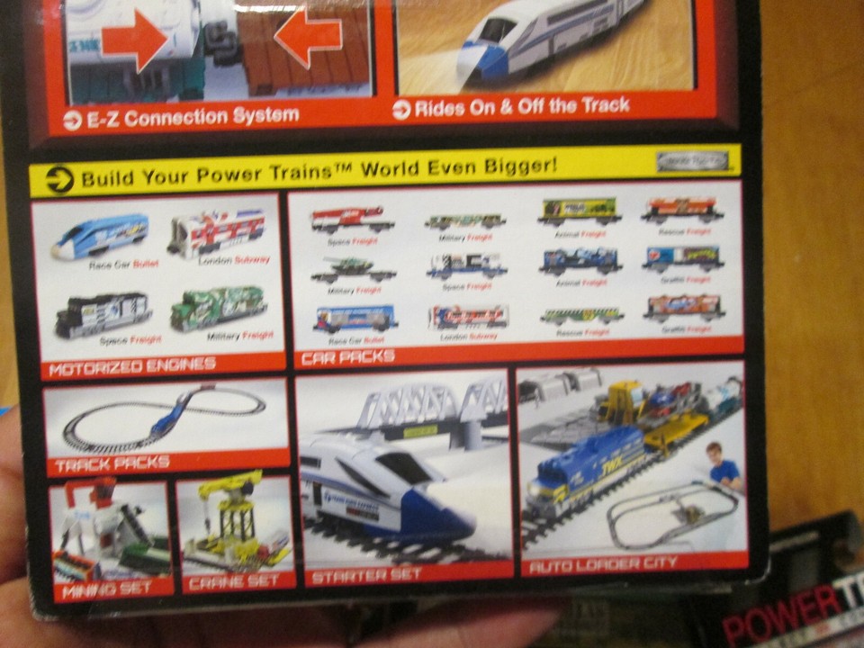 POWER TRAINS TRACK PACK CARS COLLECT CONNECT EXPAND COMPLETE YOUR ...