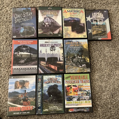 Lot of 10 Train Railroad DVDs | eBay