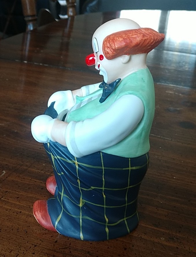 Vintage Germany Goebel Happy Clown Coin Bank Figurine 6" Tall No Chips ...