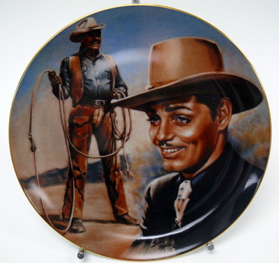Clark Gable The King R.J. Ernst Collector Plate by Susie Morton 1348/ ...