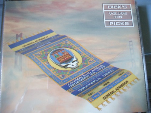 Grateful Dead Dicks Picks 10 Winterland 12 29 77 Sf Ca 1977 Volume Ten