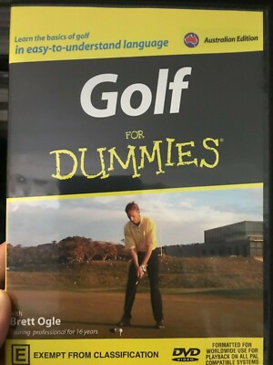 Golf For Dummies - Australian Edition region 4 DVD (instructional ...