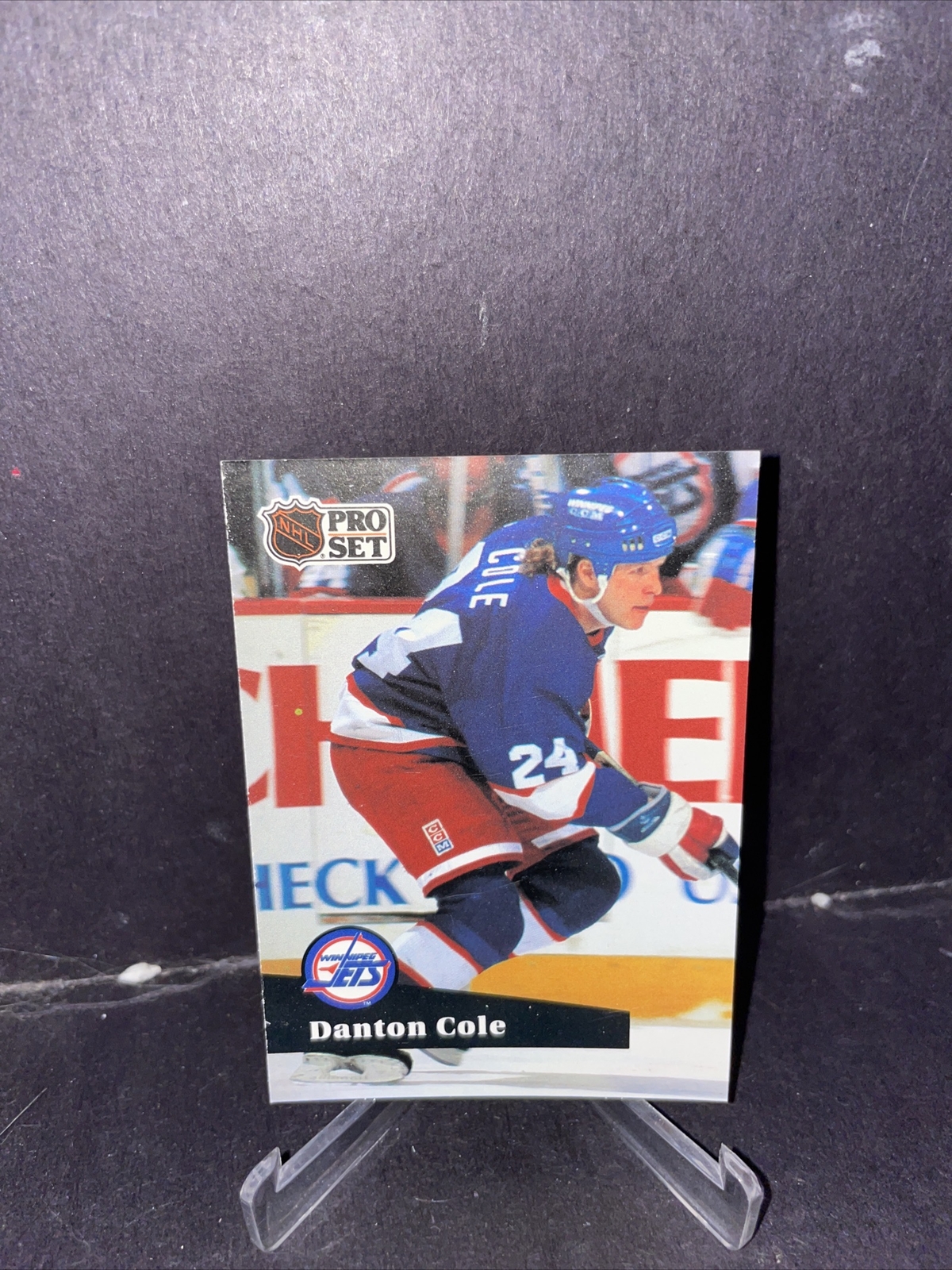 1991-92 Pro Set Jets Hockey Card #263 Danton Cole | eBay