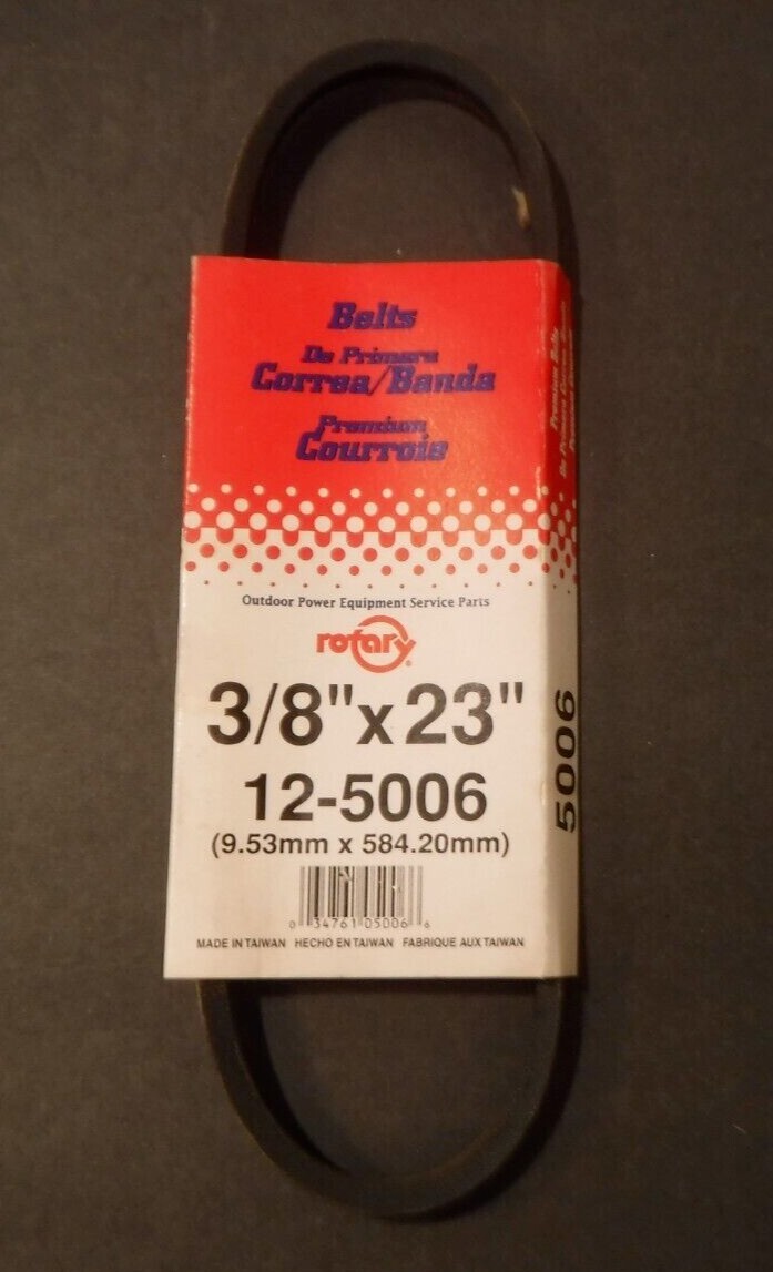 Rotary 12-5006 V-Belt 3/8" x 23" 3L230 (T11A) | eBay