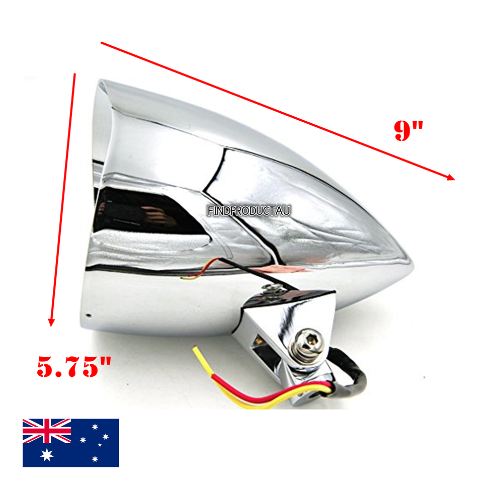 5.75" Chrome LED daymaker headlight Harley SOFTAIL FXSTD Deuce FXCWC ...
