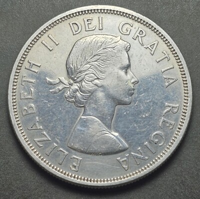 One Dollar Queen Elizabeth II 1964 silver coin Canada | eBay