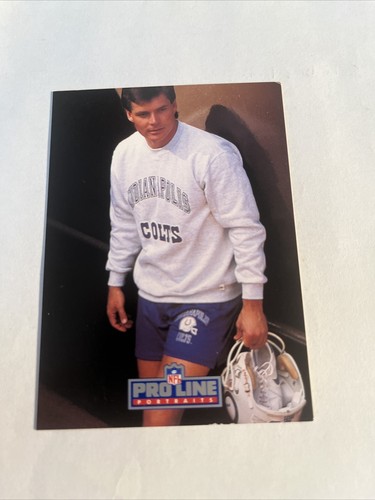 1991 NFL Pro Line Portraits Rohn Stark Indianapolis Colts Florida State ...