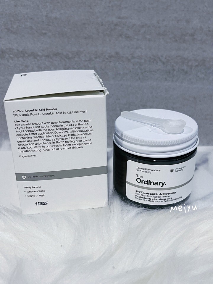 The Ordinary 100% L-Ascorbic Acid Powder, Fine 325 Mesh Topical Powder ...
