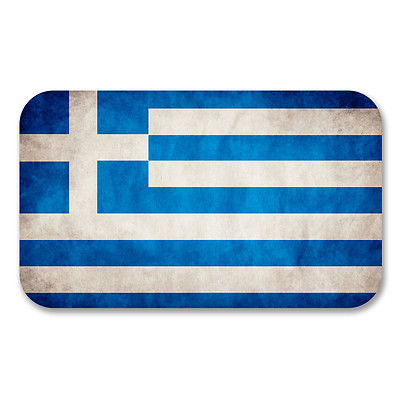 2 x 10cm Greek Greece Flag Vinyl Stickers Decal Travel Laptop Car Bike ...