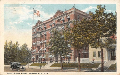 PORTSMOUTH, NH New Hampshire ROCKINGHAM HOTEL 1922 Postcard | eBay